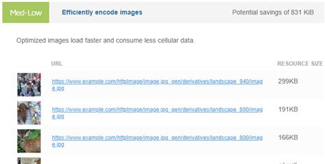 efficiently encode images gtmetrix