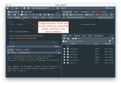 Creating Your Personal Website Using Quarto