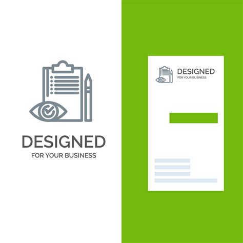 Quality Control Backlog Checklist Control Plan Grey Logo Design And