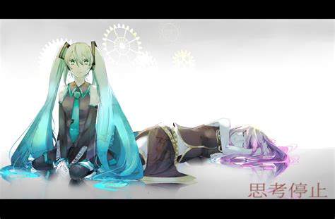 Hatsune Miku Megurine Luka Vocaloid R Konachan