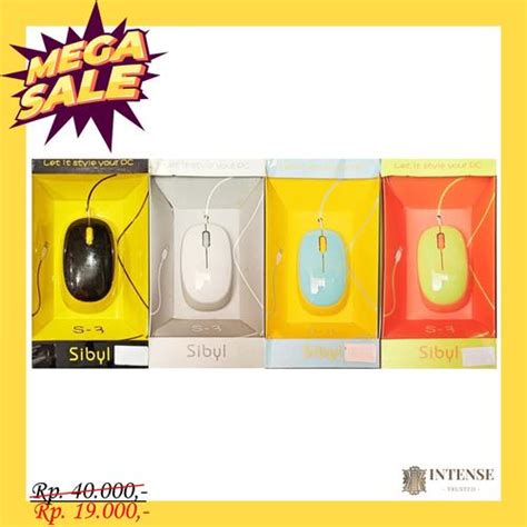 Jual Mouse Wire Sybil Color S 3 905608030 Jakarta Utara