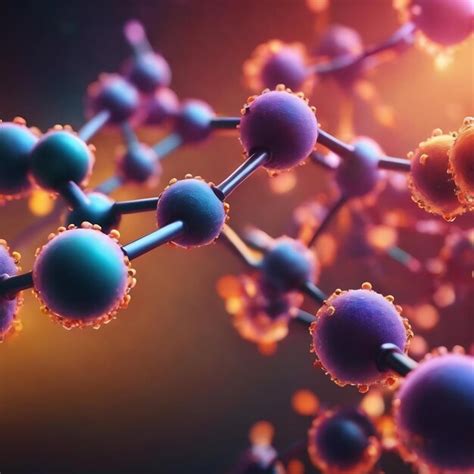 Premium Photo Abstract Molecule Structure