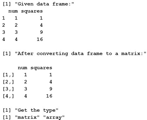 R Convert Data Frame To Matrix Spark By Examples