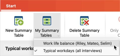 MAXQDA 2022 Online Manual: Summary Tables: Compile and Present Summaries