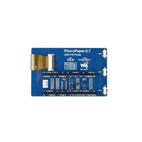 Display Size 57 288 X 38 192mm Waveshare 2 7inch E Paper E Ink Display