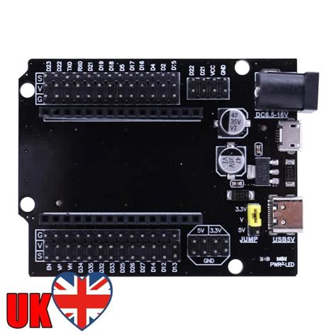 Esp32 Esp32 30p Power Board 24 Ghz Esp32 30p Power Module 2 In 1 Dual