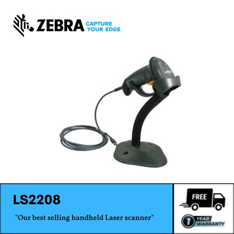 Jual Zebra Ls2208 1d Wire Barcode Scanner With Usb Kit Ls2208 Sr2000r Ur Shopee Indonesia