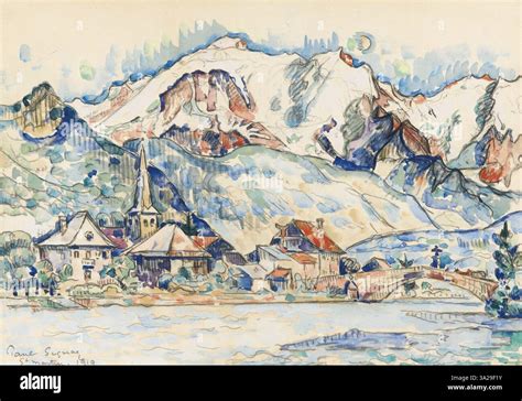 A Depiction Of The Savoie Region In France With A Focus On The Village