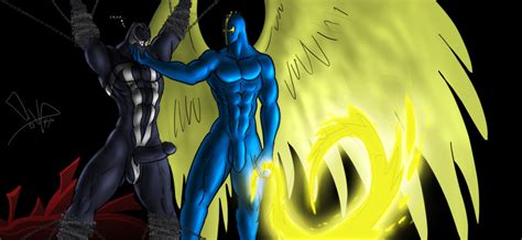 Rule 34 Angel Balls Bgn Big Balls Bondage Chains Demon Erection Face