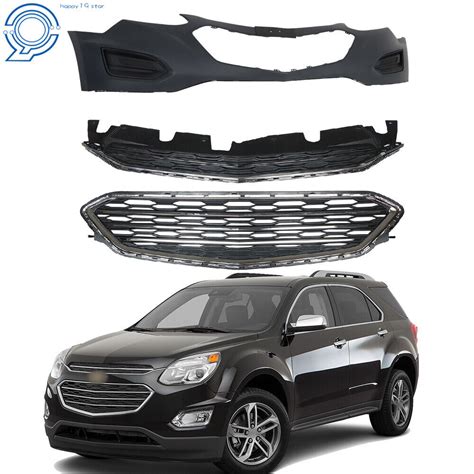 For 2016 2017 Chevy Equinox Front Bumper Cover Primed And Upper Lower