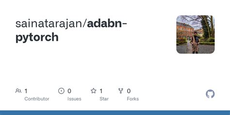 GitHub Sainatarajan Adabn Pytorch