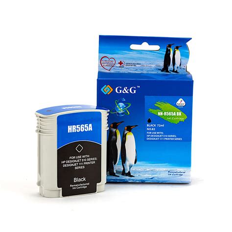 Remanufactured HP 82 CH565A Black Ink Cartridge - G&G™ at InkJetSuperStore