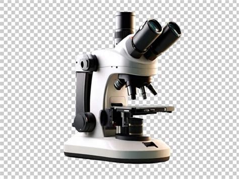premium psd 3d render microscope