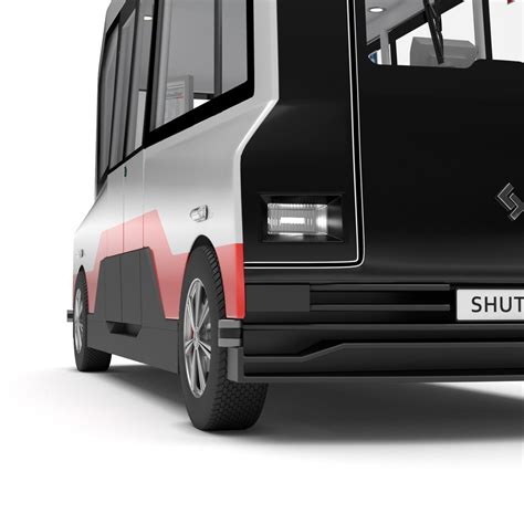 3d Model Selfdriving Shuttle Bus Turbosquid 1606701