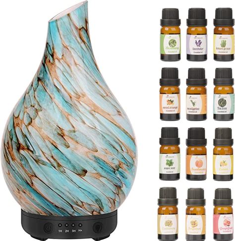 Diffuserlove Diffusore Di Oli Essenziali Diffusore Di Aromi In Vetro Umidificatore Da Ml