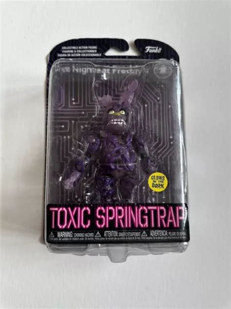 Funko Five Nights At Freddys Toxic Springtrap Action Figure Glows In