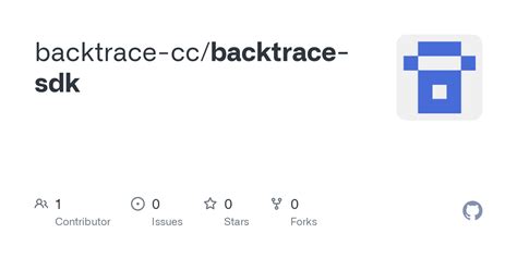 Github Backtrace Ccbacktrace Sdk
