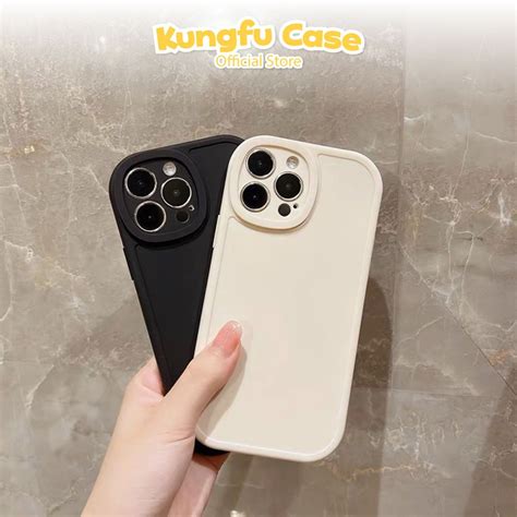 Jual Kung Fu Case Casing Softcase Silikon Bulat Polos Simple Cover Iphone 6 6S 7 Plus Xr Xs