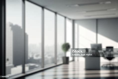 도심에 있는 빈 현대 사무실 배경의 흐릿한 배경 작업 공간 인테리어 디자인입니다 0명에 대한 스톡 사진 및 기타 이미지 0명 가정의 방 개념 Istock
