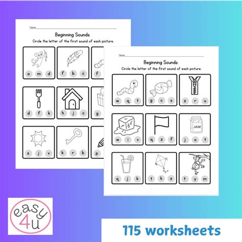 Abc Fun Letter Id Tracing And Phonemic Awareness Alphabet Worksheets Package