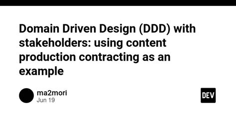 Bilal Awan On Linkedin Domain Driven Design Ddd With Stakeholders
