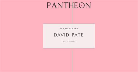 David Pate Biography Pantheon