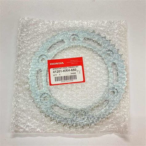 41201 Krh 650 Driven Sprocket 49t Genuine Honda Parts Xr150
