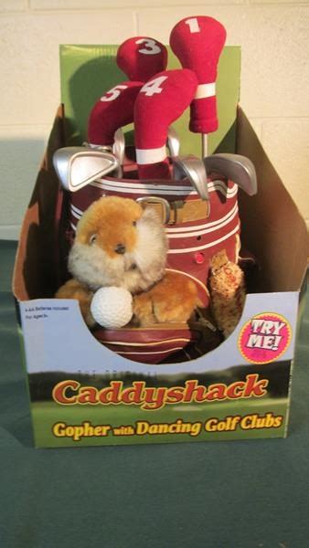 Biddergy Worldwide Online Auction And Liquidation Services Caddy Shack Gopher With Dancing