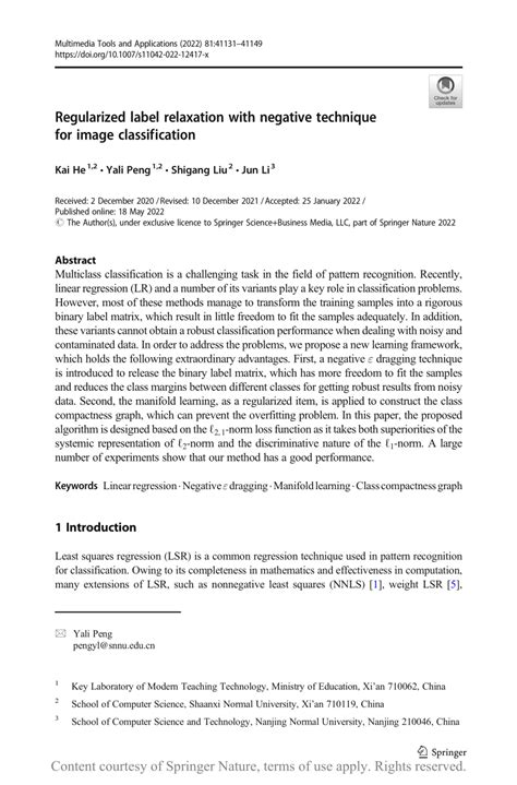 regularized label relaxation with negative technique for image