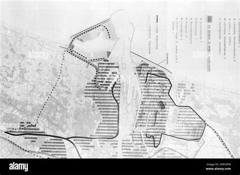 Map Of Structure Or Zoning Plan For Hoogovens And Or Whizgle Dutch News Historic Images