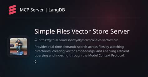 Simple Files Vector Store Server Langdb