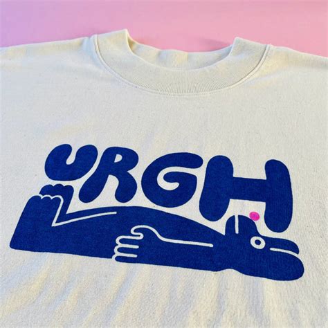 Urgh T Shirt By Independent Label Yuk Fun