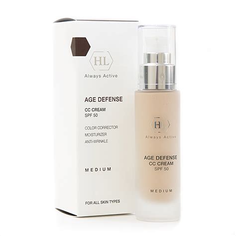 Крем для лица Holy land cosmetics Age defense cc cream 50 spf | отзывы