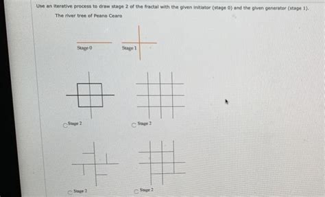 solved use an iterative process to draw stage 2 of the