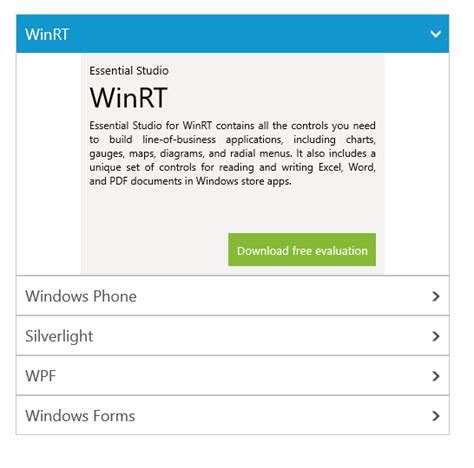 Getting Started With Uwp Accordion Control Syncfusion®