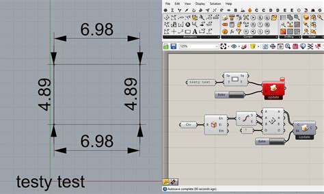 Rhino Components For Rhino8 Beta Can T Bake Dimensions And Text Grasshopper McNeel Forum