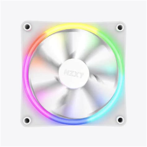 Buy the NZXT F120 RGB DUO White 120mm Dual Sided RGB Fan, 3 Pack With ...