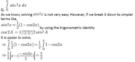 Understanding Integration Using Trigonometric Identities