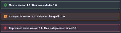 bug enh common sphinx directives have no style applied · issue 243