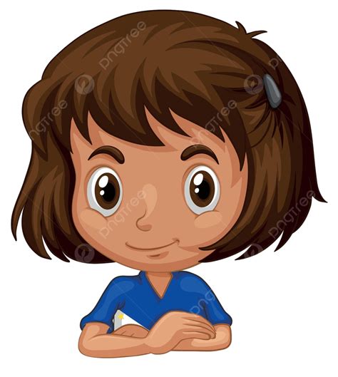 大頭小女孩外國人手折 向量 外國人 國家 手折向量圖案素材免費下載PNGEPS和AI素材下載 Pngtree