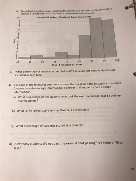 Solved MOD PART DISTRIBUTIONS FOR QUANTITATIVE DATA Chegg