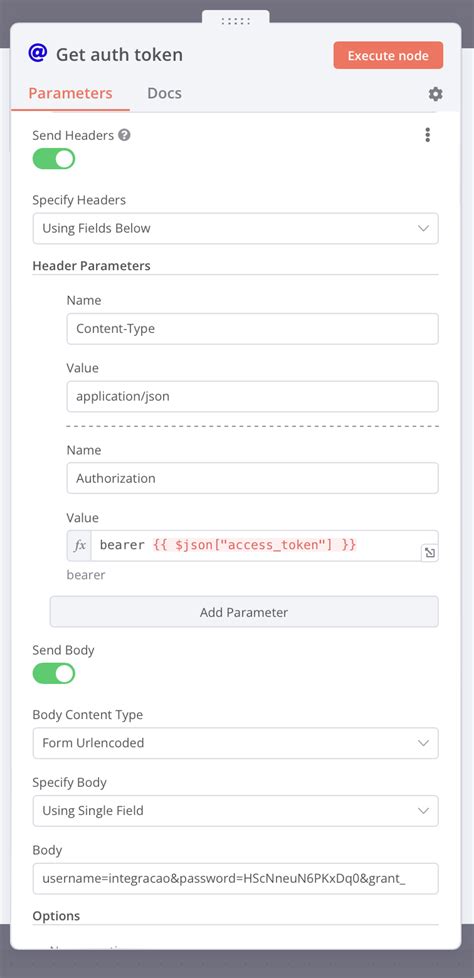 how to integrate external crm api with post questions n8n