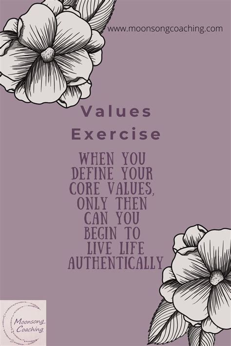 This Exercise Is Useful In Helping You Determine Your Core Values You