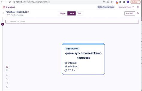 Still Collecting And Showing Trace Info When In No Trace Mode Issue Kubeshop Tracetest