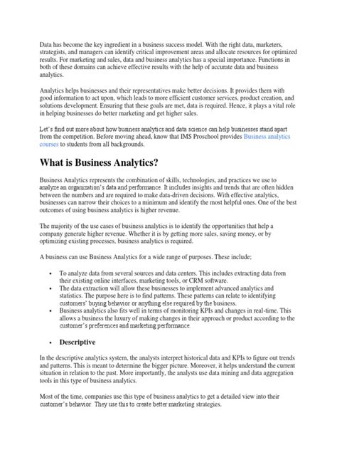 Bda Unit 1 Pdf Analytics Data Analysis