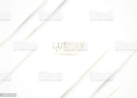 황금 선과 그림자와 흰색 럭셔리 추상적 인 배경 프리미엄 벡터 일러스트레이션 1위에 대한 스톡 벡터 아트 및 기타 이미지 1위 가리기 검은색 Istock