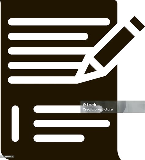 Penulisan Pena Pada Daftar Kertas Agile Element Vector Ilustrasi Stok Unduh Gambar Sekarang