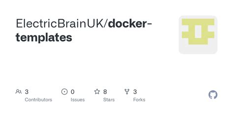 github electricbrainuk docker templates