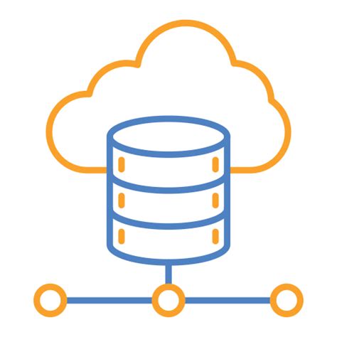 Cloud Data Generic Outline Color Icon