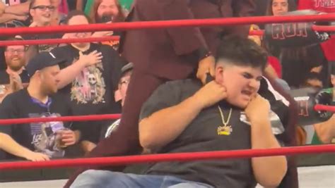 Various Don Callis And The Costco Guys Makes Appearance At 9 6 Roh Tv Taping And Callis “chokes Out